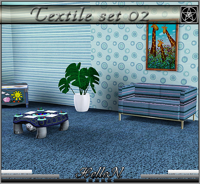 HelleN sims3 : Textile set 02.