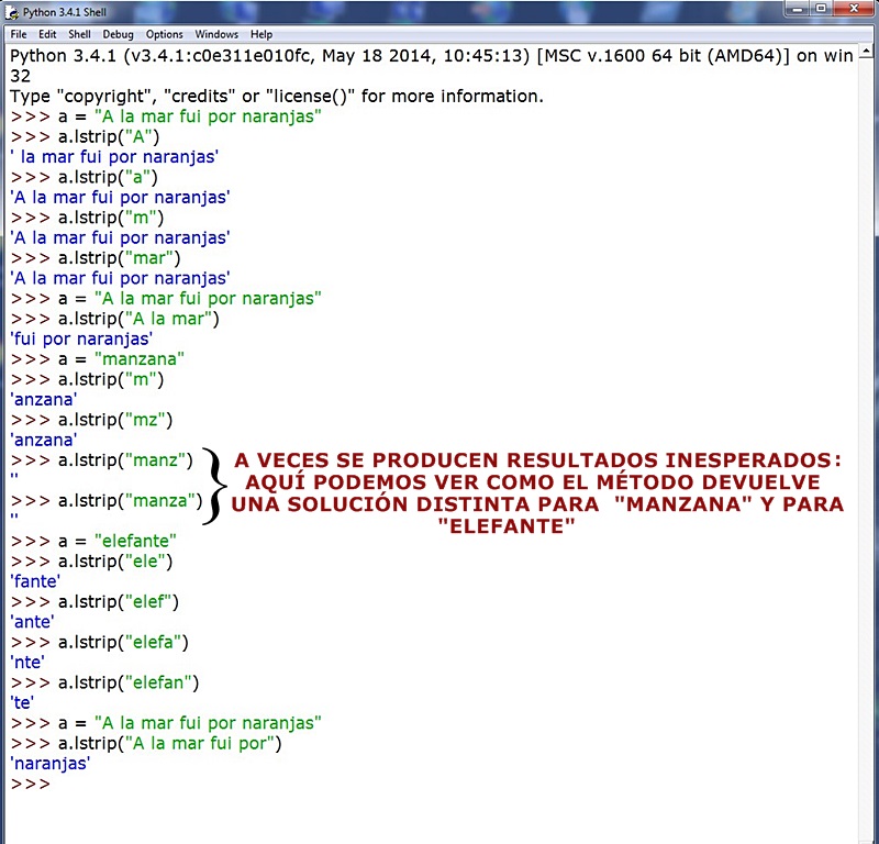 APRENDER A PROGRAMAR CON PYTHON: MÉTODOS DE STRINGS