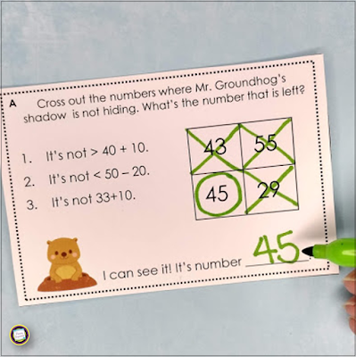 Primary Inspiration: Groundhog Day Math Freebie!