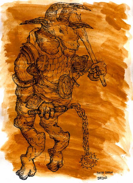 One Hundred and One Demons: Satyr demon