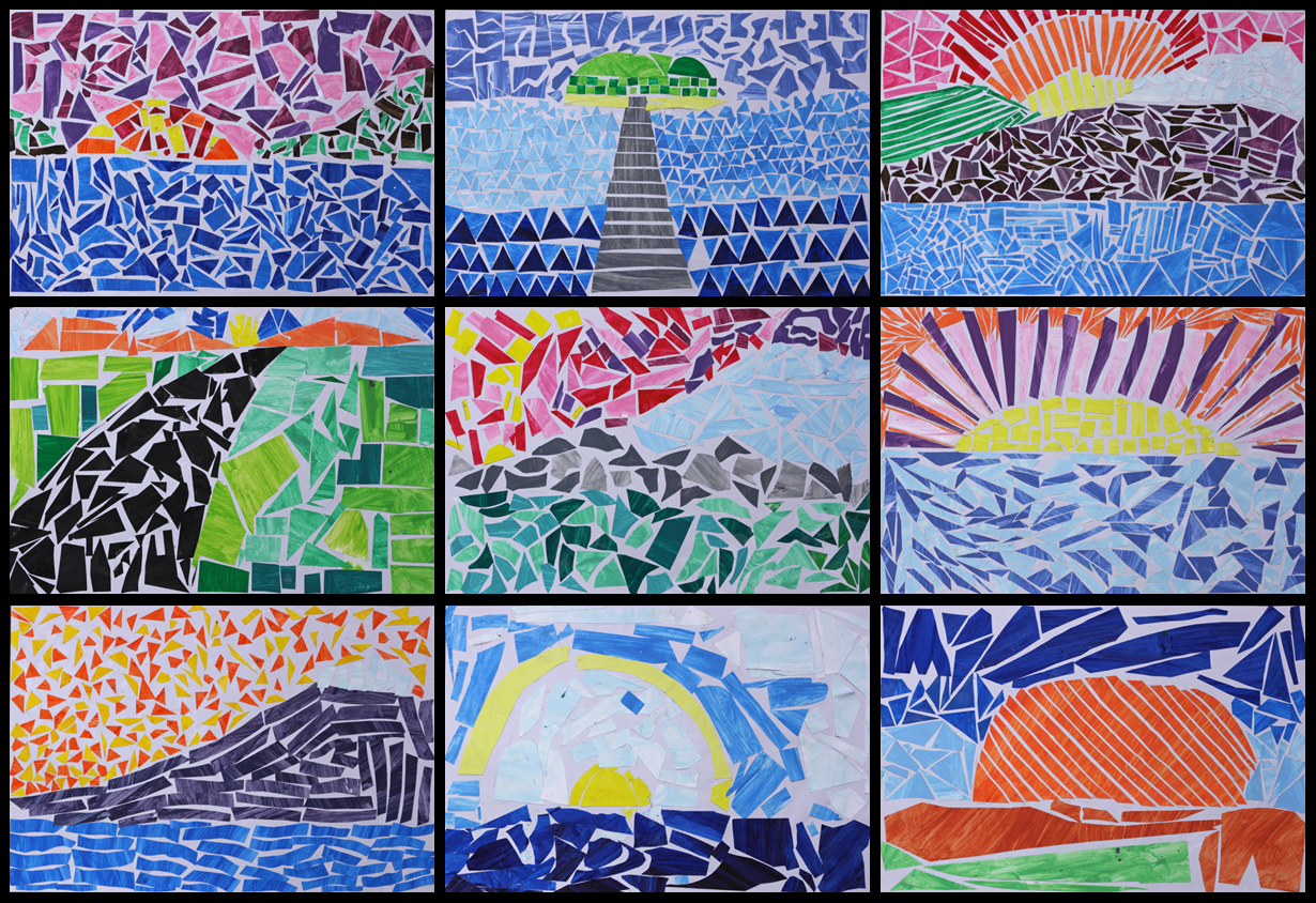 Art With Mr Hall Mosaic Landscapes art-with-mr-hall-mosaic-landscapes