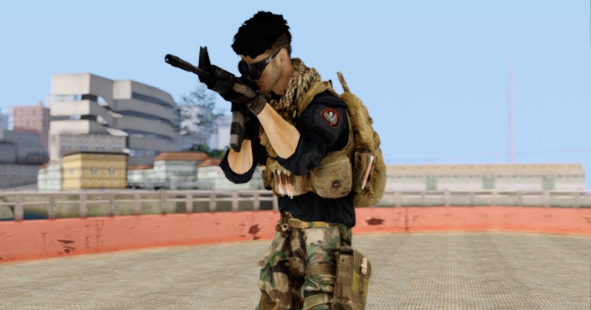 Mods Militares para GTA San Andreas: Skin Task Force 22