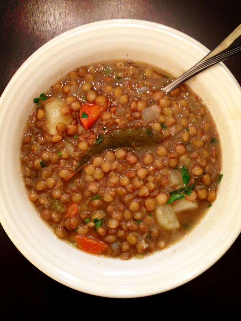 Faki Soupa - Greek Lentil Soup