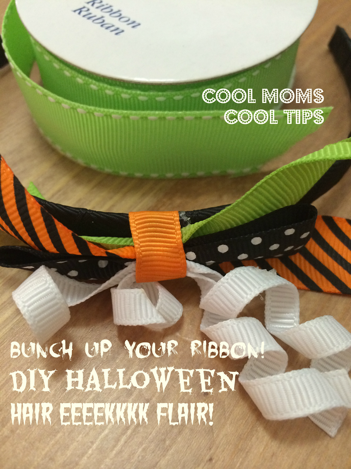 cool moms cool tips: How To Do An Easy DIY Halloween and Fall Headband