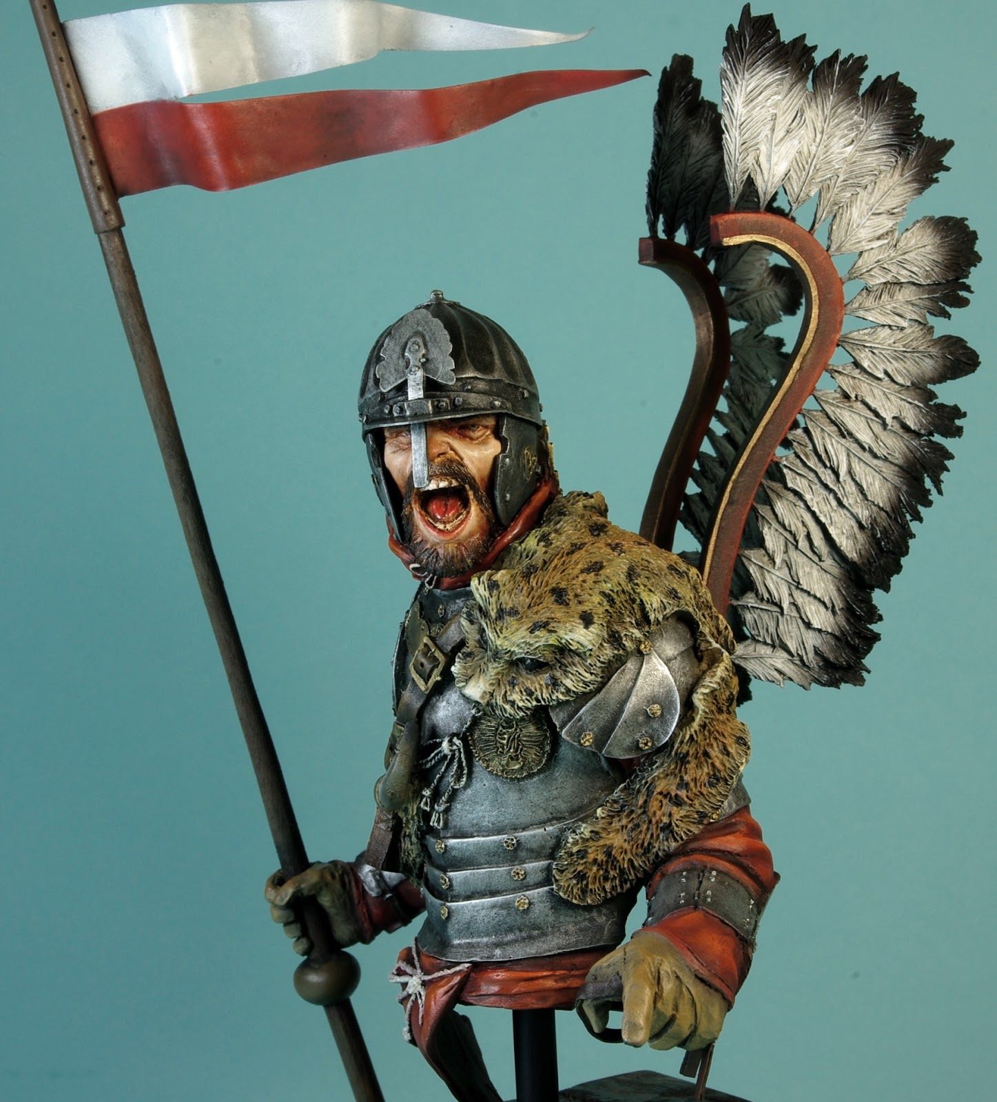 Modelarstwo - Moja pasja: 1:9 Polish Winged Hussars. MJ miniatures.
