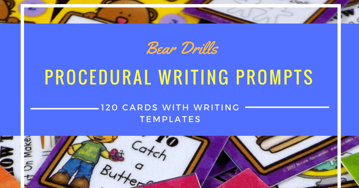 A Teacher's Idea: Procedural Writing Prompts and a Freebie