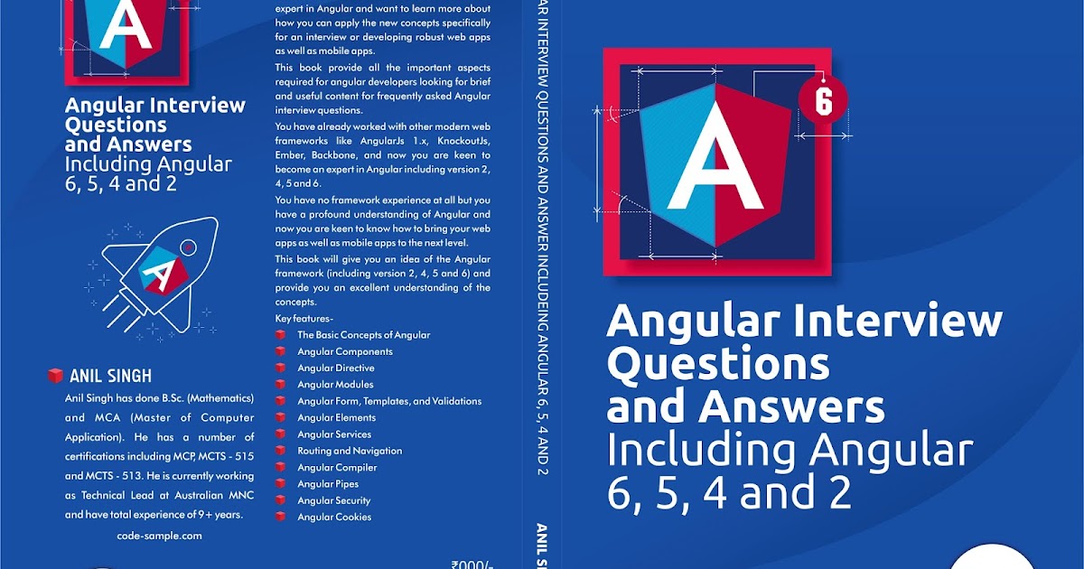 Angular book 12, 10, 9,8,7, 6, 5, 4, and 2 – All in one Book