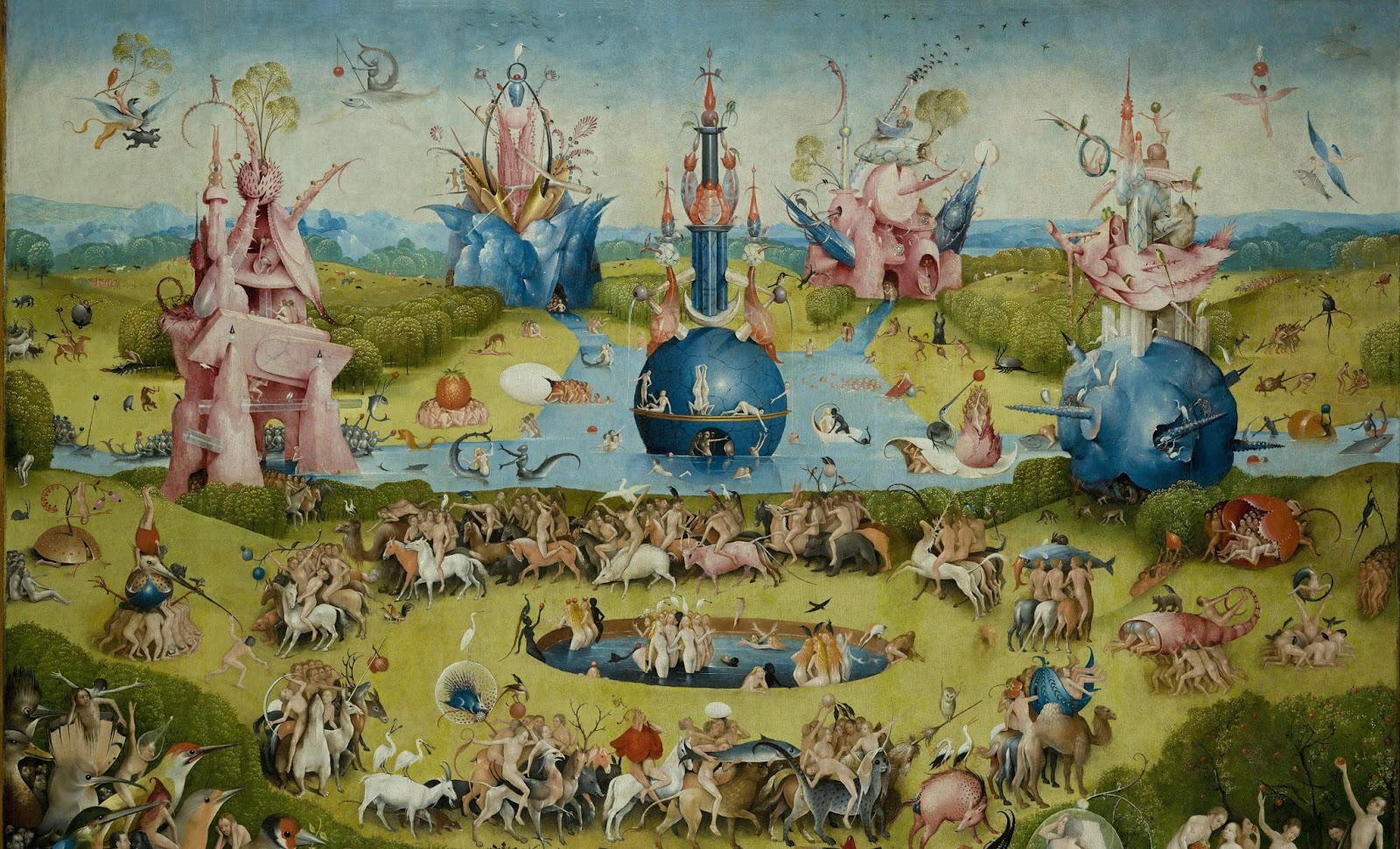 LOMOS DE TELA: HIERONYMUS BOSCH, Tríptico El jardín de las delicias (o ...