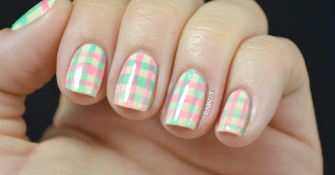 On Beauty High: Plaid Tutorial - Nailed It | The Nail Art Blog
