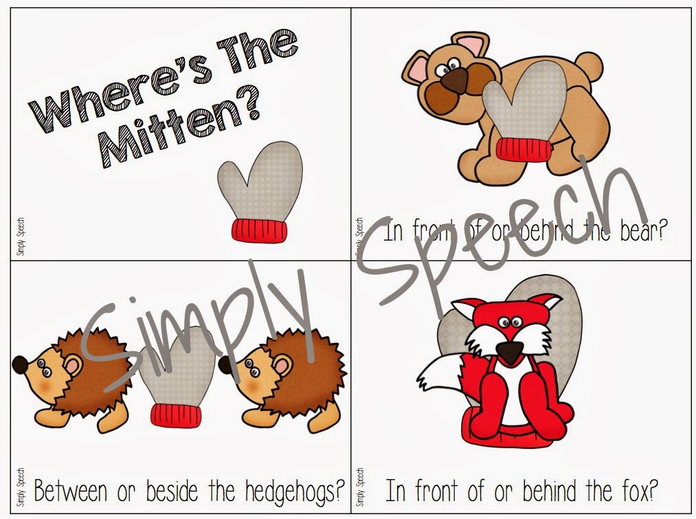 The Mitten- A Collection of Speech & Language Story Extension ...