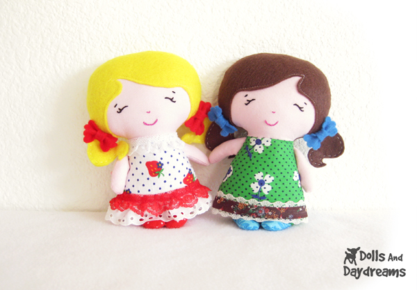 * Dolls And Daydreams - Doll And Softie PDF Sewing Patterns: Tiny Tot ...