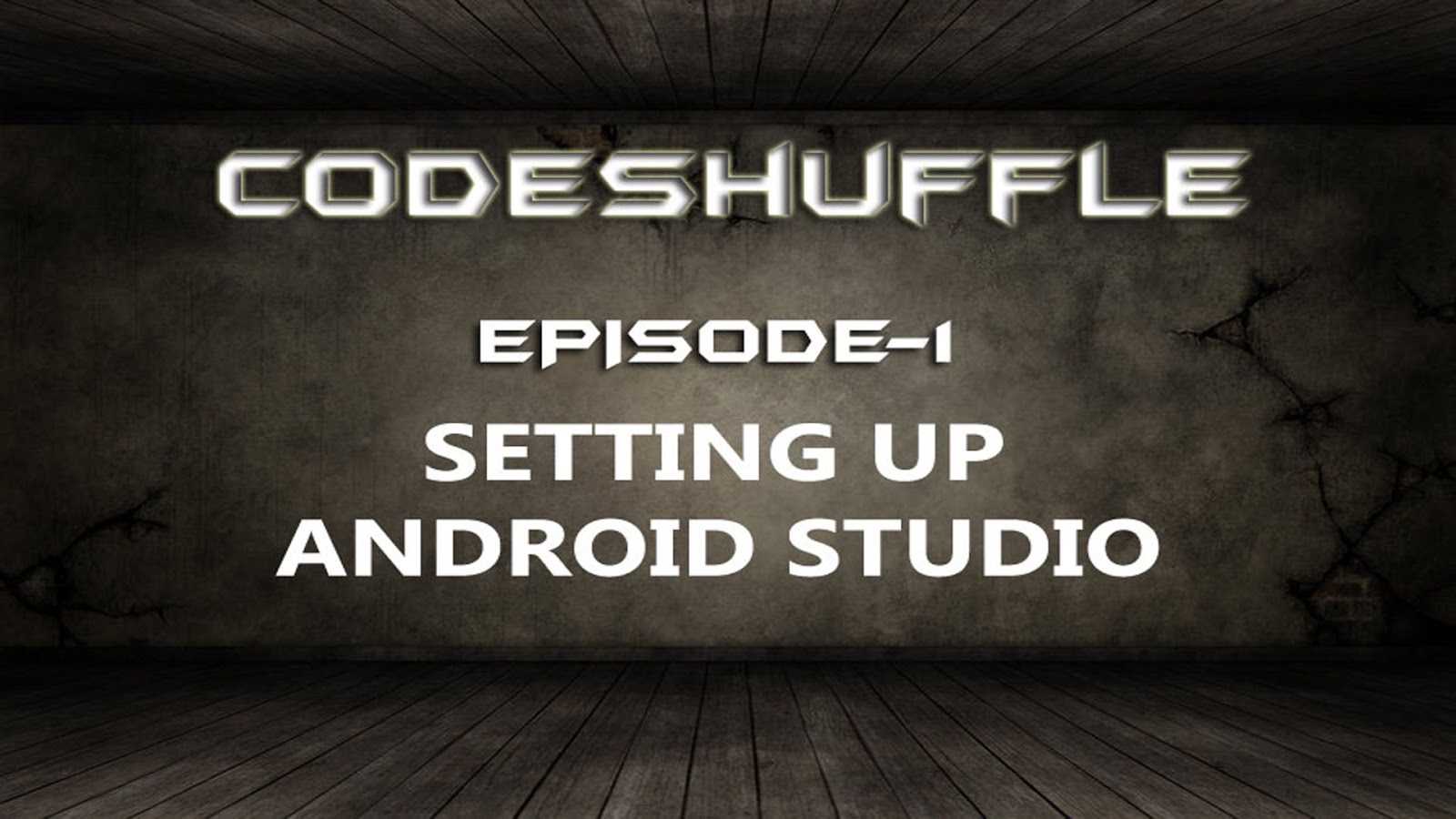 [Android development] 1. Setting Up Android Studio - CodeShuffle