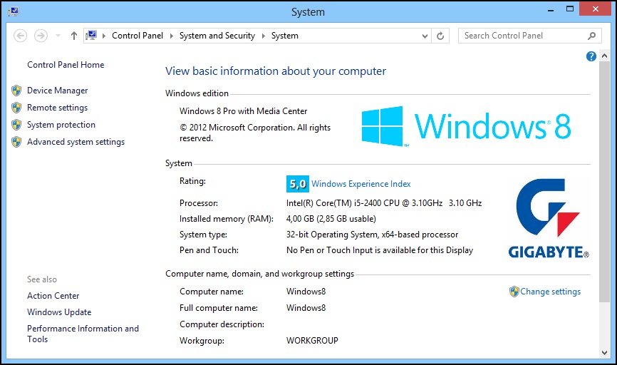 Sinau-Belajar: Tambahkan Logo OEM di System Windows 8 | Pakar SEO ...