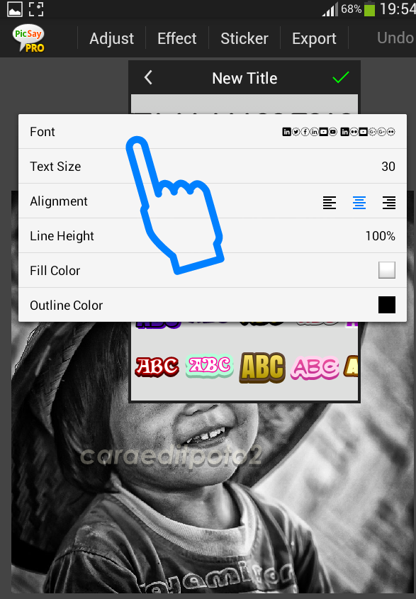Cara Menambahkan Font Di Picsay Pro Android - Dewa Desain