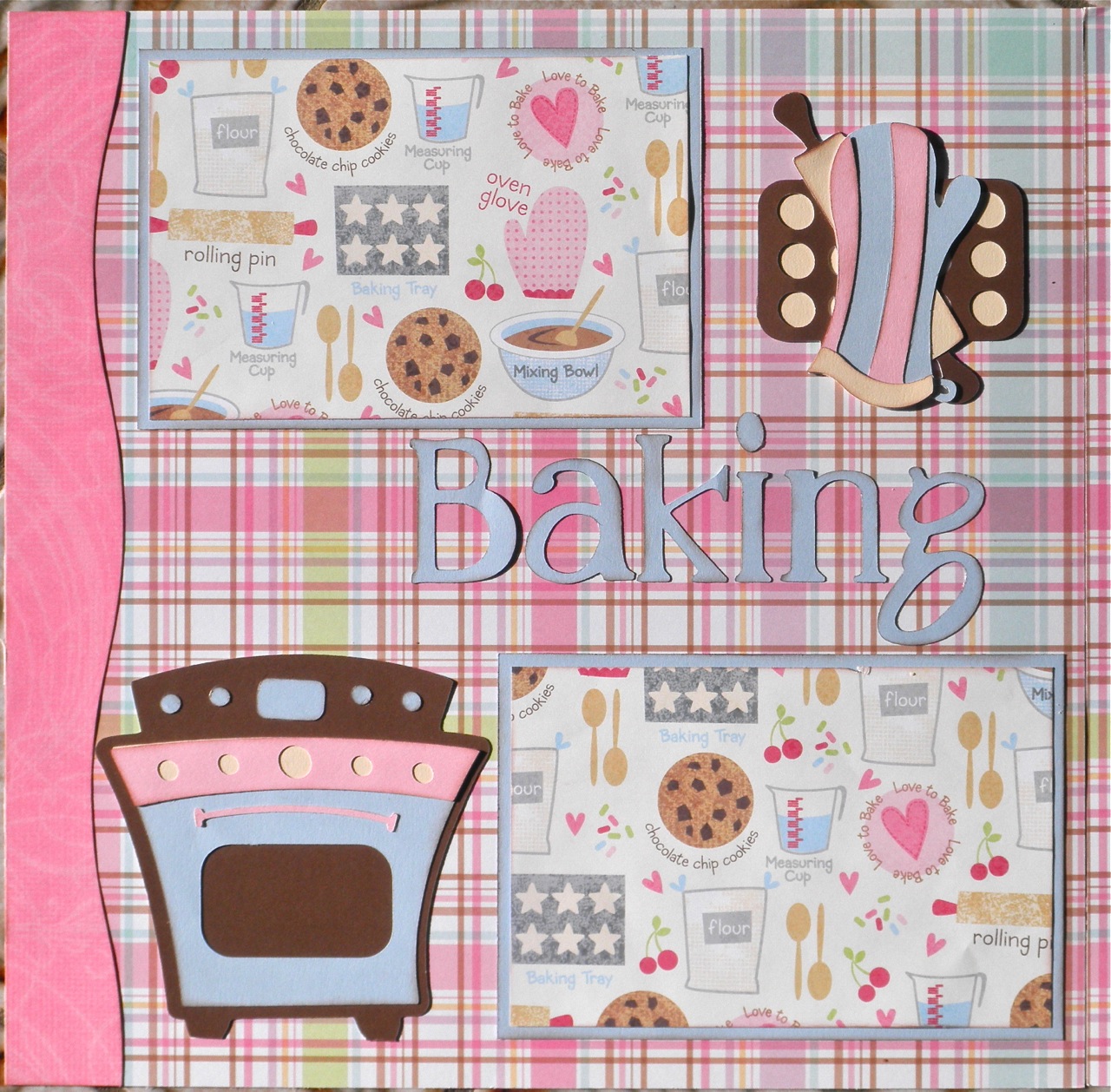 Cricut Crazy Scrapper: Baking Cookies layout