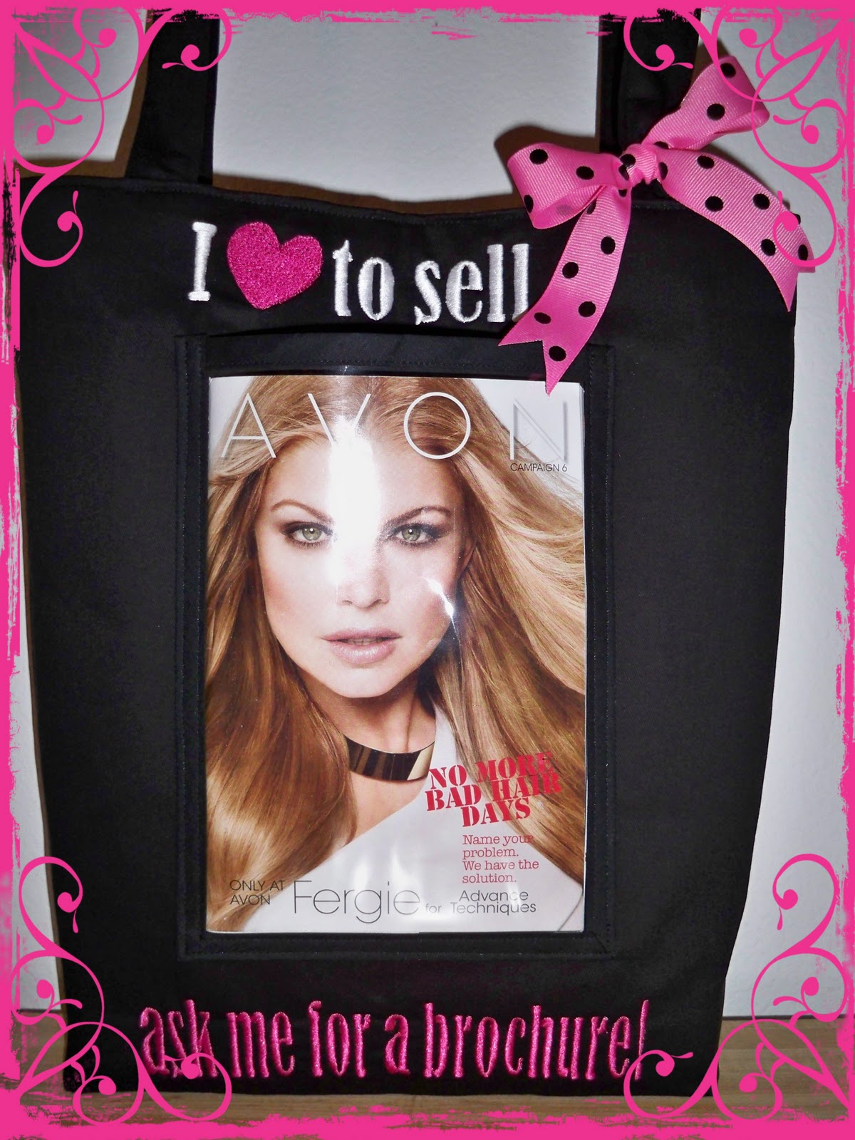 Goldilocks Loves Polkadots: AVON REP BAG!:)