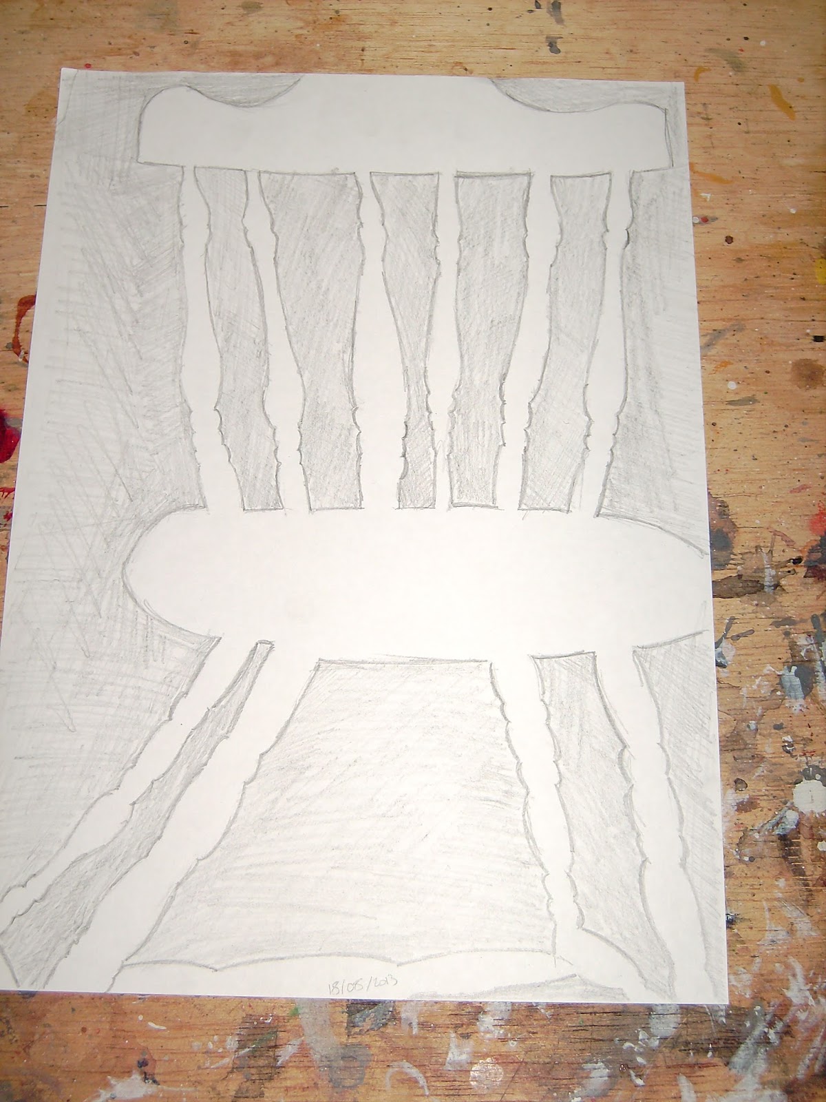 Chris' Painting/Drawing Blog: Negative Space Drawing
