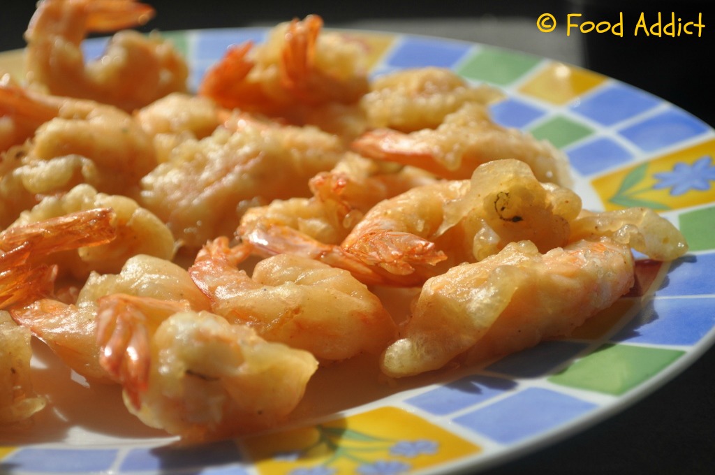 Food Addict: Gambas façon fish & chips