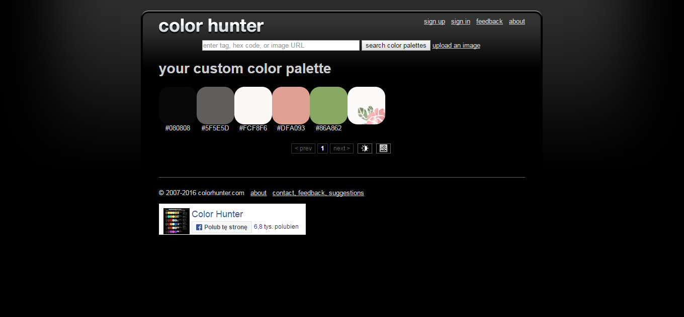 6 stron z paletami kolorystycznymi czyli jak dobrać idealnie pasujące ...