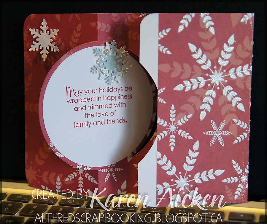 Altered Scrapbooking: Flip-It Card with extra flap!