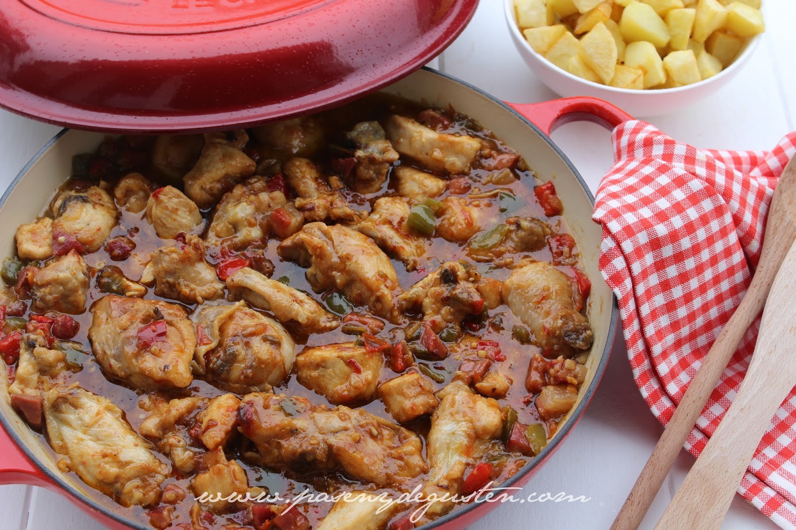 POLLO AL CHILINDRÓN. - PASEN Y DEGUSTEN