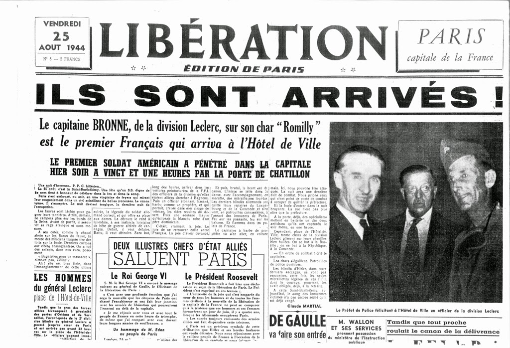 Odisea 25 De Agosto De 1944 La Liberación De París