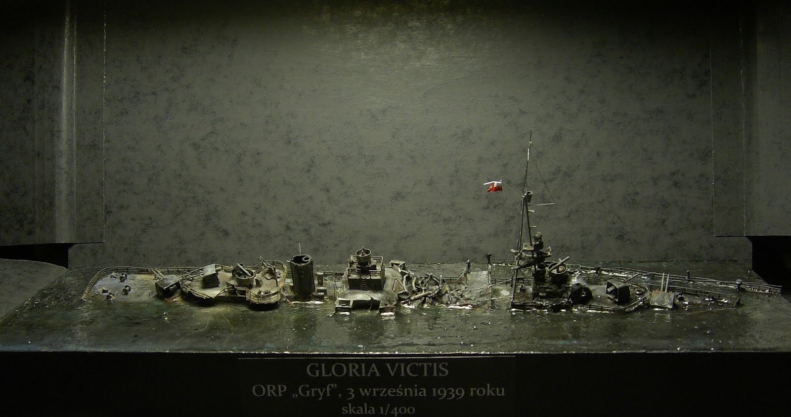 The Mad Hamster's Modelling: Gloria victis: śmierć ORP "Gryf"