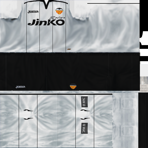 PES 6 KITS IND"ONE"SIA: Valencia 12/13 Home Kit