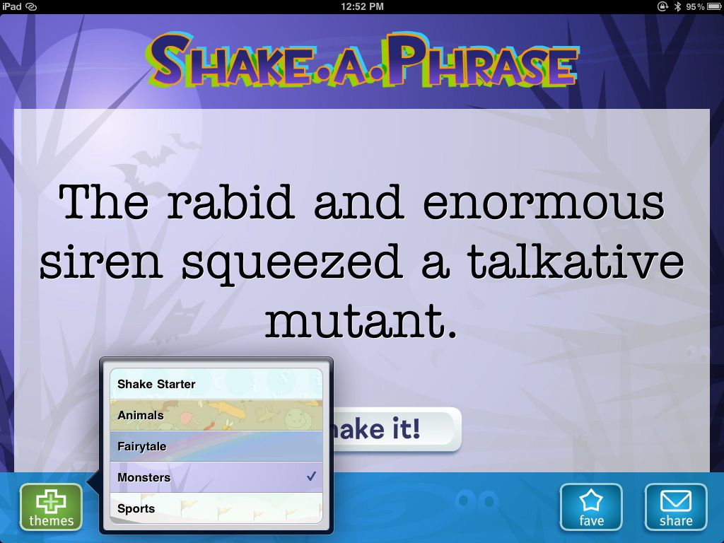 The Nerdy Teacher: Shake-a-Phrase App Review #EngChat #EdChat