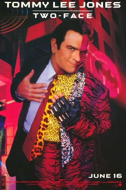 Hollywood Movie Costumes and Props: The Riddler and Two-Face villain ...