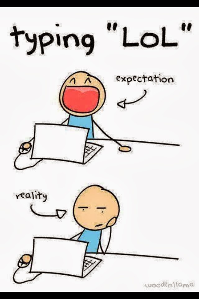 typing LOL | Likes and Quotes