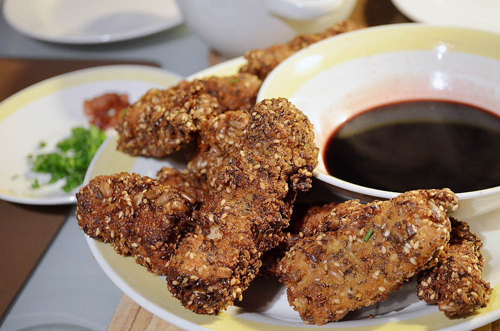 Crispy chicken fingers o Dedos de pollo crujientes