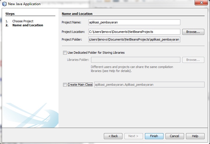 first time blog: MEMBUAT APLIKASI PEMBAYARAN SEDERHANA DENGAN JAVA NETBEANS