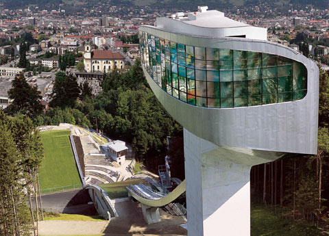 architecture: Bergisel Ski Jump - Austria zaha hadid