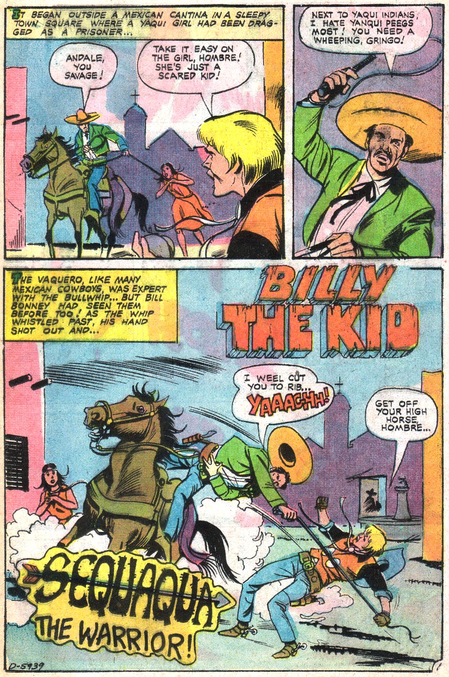 GURI GIBI : BILLY THE KID CHARLTON COMICS Nº144 - 145 - 146 - 147 - 148