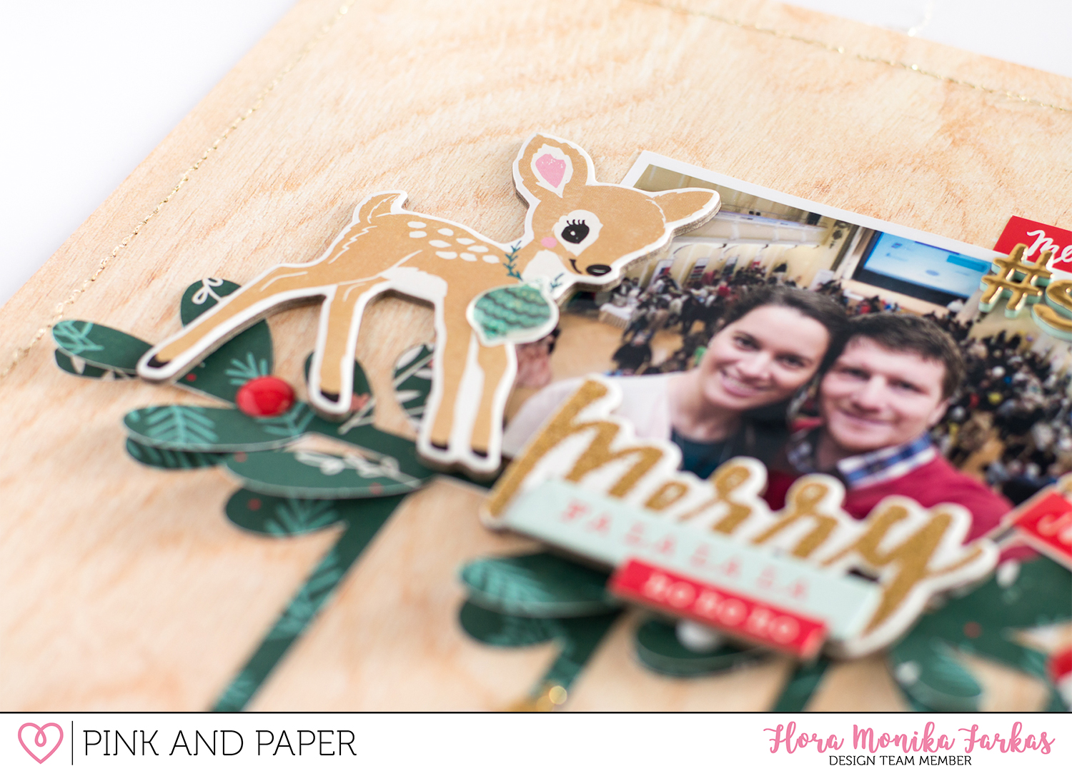 Festive layout with Crate Paper Falala | Flóra Mónika Farkas