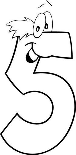 Number 5 to Coloring ~ Child Coloring
