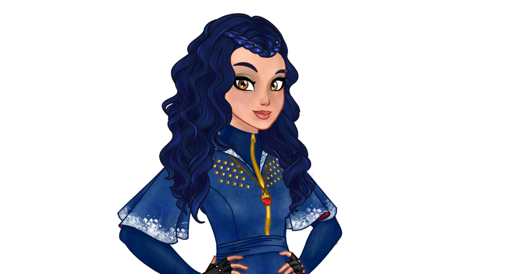 Bibi Leitura : Descendentes - Paper Doll Evie