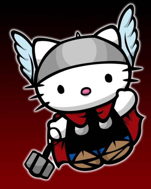 SerSan: Hello Kitty Mashups by Mark Hunter