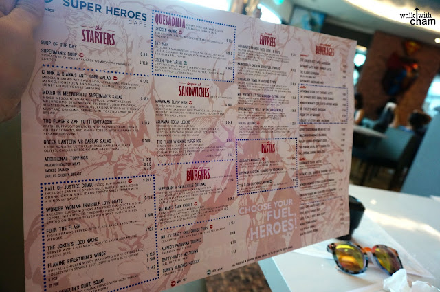 Walk with Cham: DC Comics Superheroes Cafe Singapore