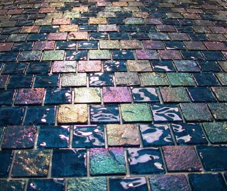 Floor Glass Tiles.