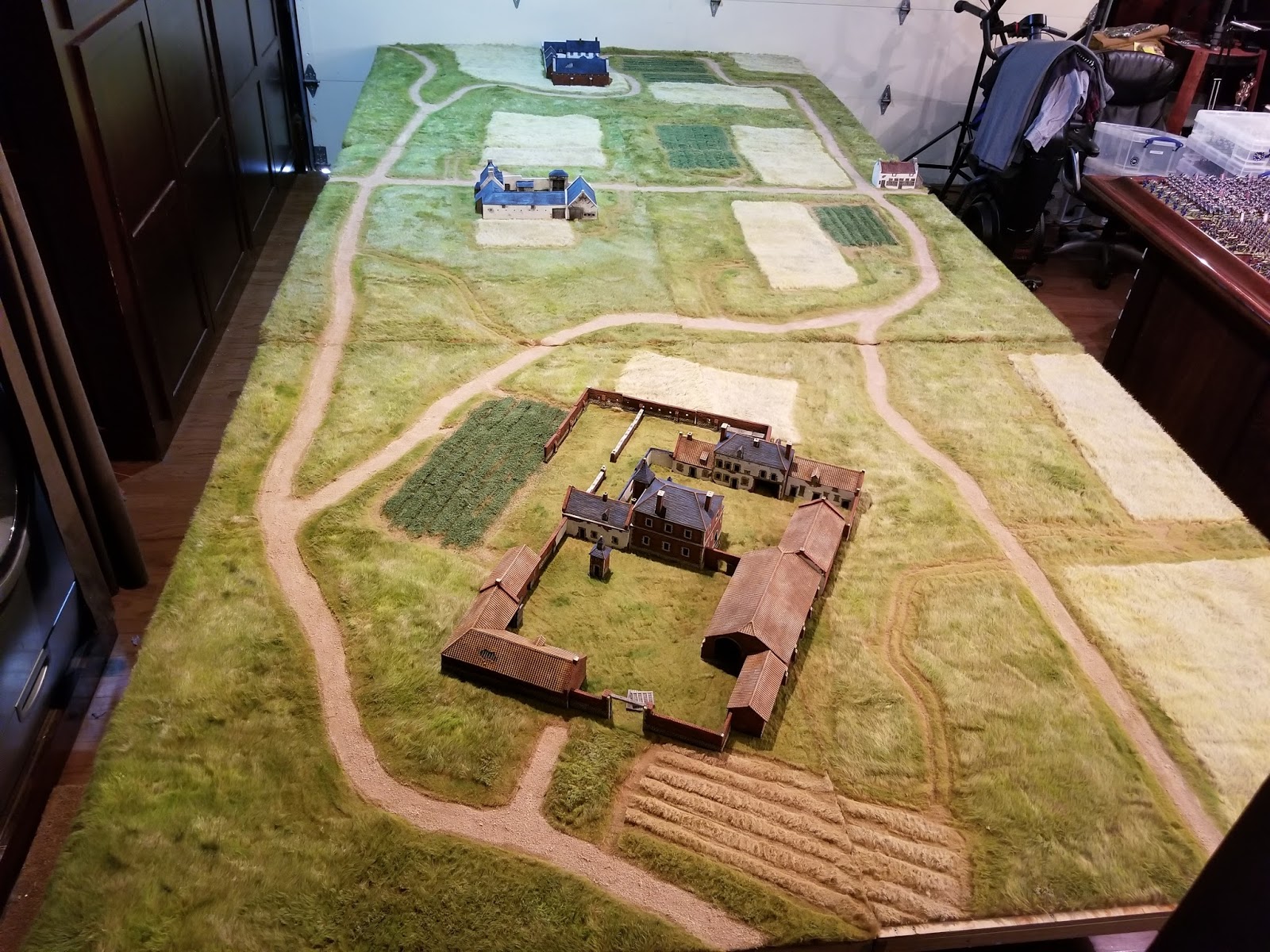 Jay's Wargaming Madness: Waterloo Project Update - Mats, Buildings and ...