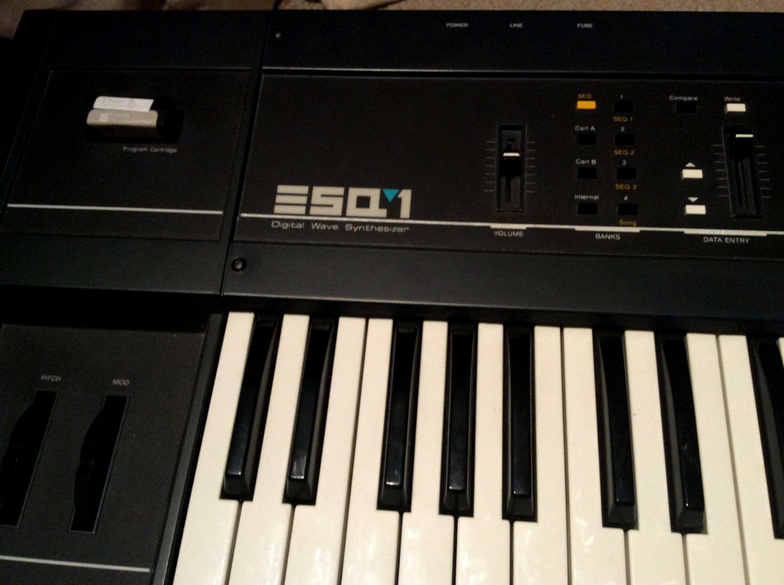 MATRIXSYNTH: Ensoniq ESQ-1 Vintage Synth 3.15 Hidden Waves +Blank PROM