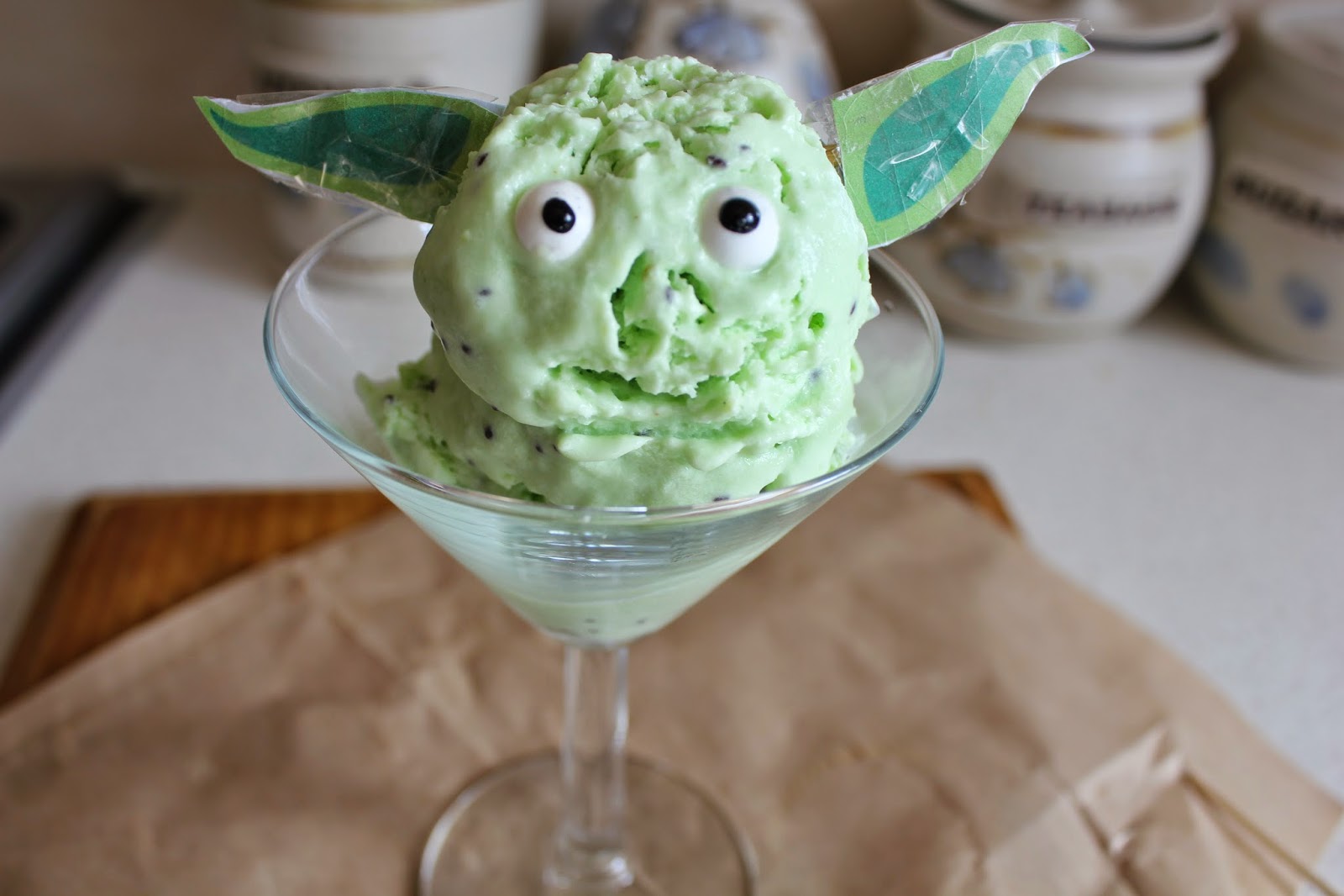 Yoda Vegan Coconut Kiwi Ice-Cream - Ice-Cream and Giggles
