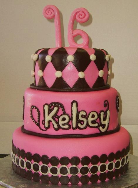 Sweet 16 Birthday Cake - Birthday