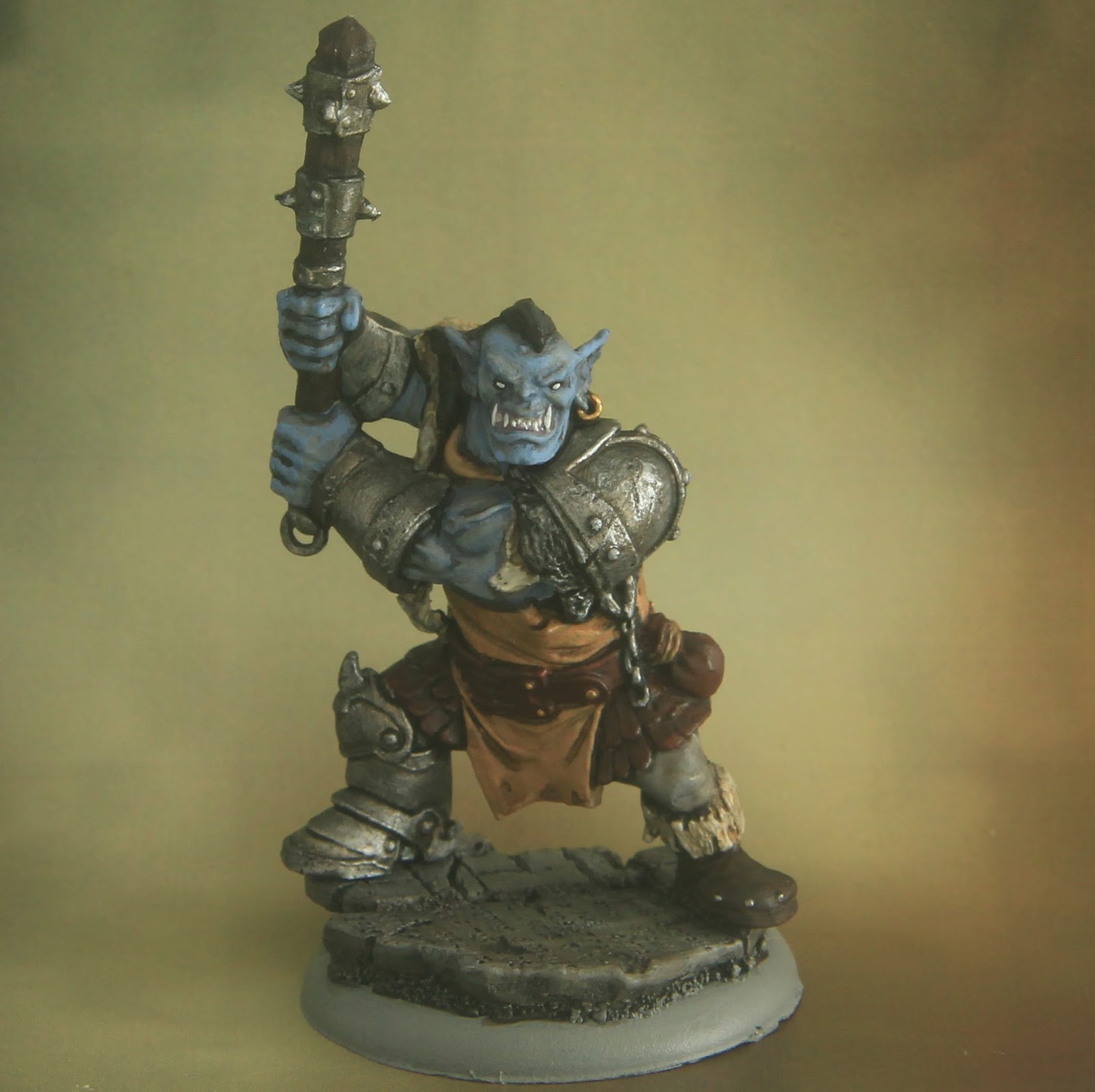 Cor blog me!: Tehnolog Orc painted as Magnamund Ogron