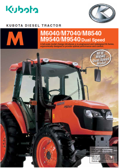 White's Tractors : Kubota M Series