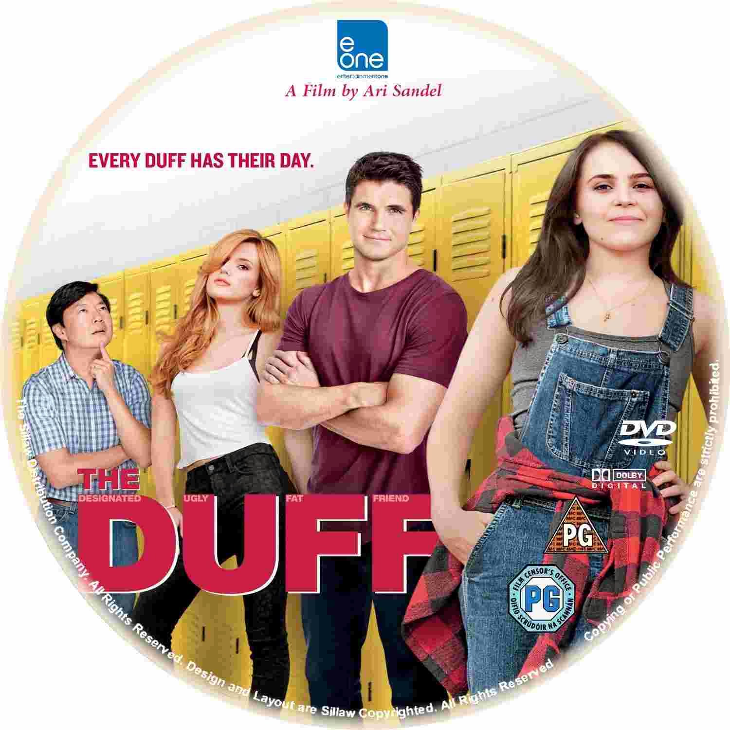 Base : The Duff (2015) - Cover Label DVD Movie