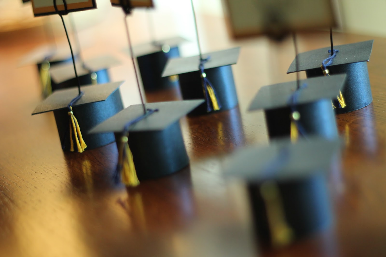 Home for the Seasons: Graduation Cap Place Card Holders
