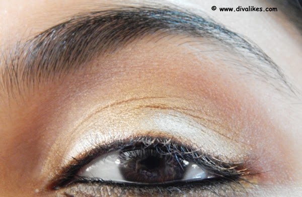 Coloressence Pearl Effect Eye Shadow Antique Gold Review | Diva Likes